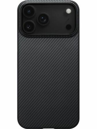 Чехол Pitaka Ultra-Slim для iPhone 17 Pro, черный/серый - Black/Grey
