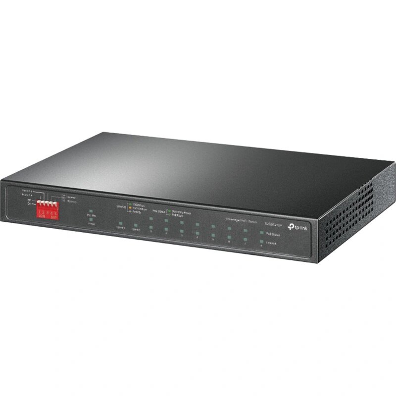Коммутатор TP-Link TL-SG1210P, 10-Port Gigabit Desktop Switch 63 W