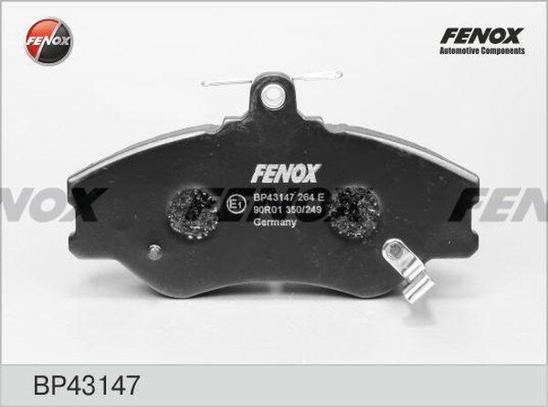 Колодки тормозные передние FENOX BP43147 Hyundai H-100 93-00, Porter 94-04