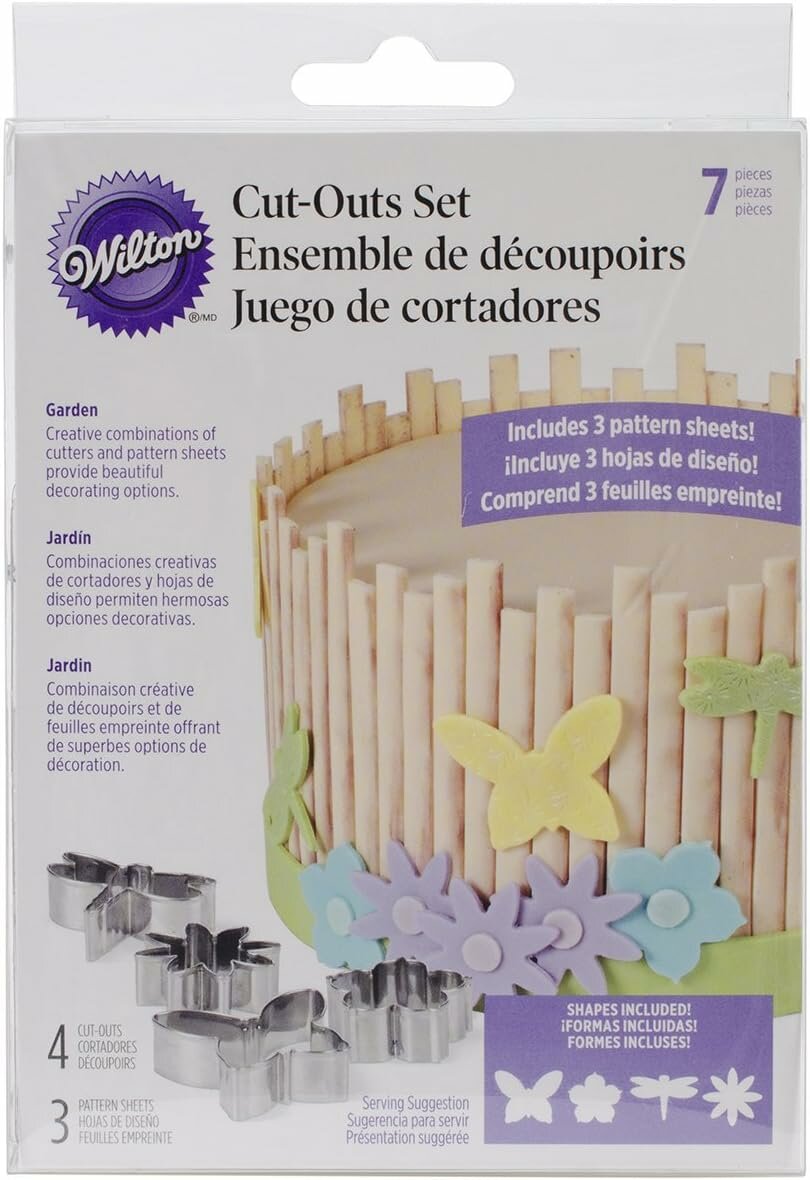 Кондитерский набор Wilton Цветы в саду, листы, формы для вырезания, WLT-417-2591