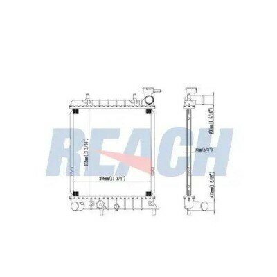 Радиатор REACH 1.40.15345.116 Hyundai Accent Lc 99- 1.3 I 1999-