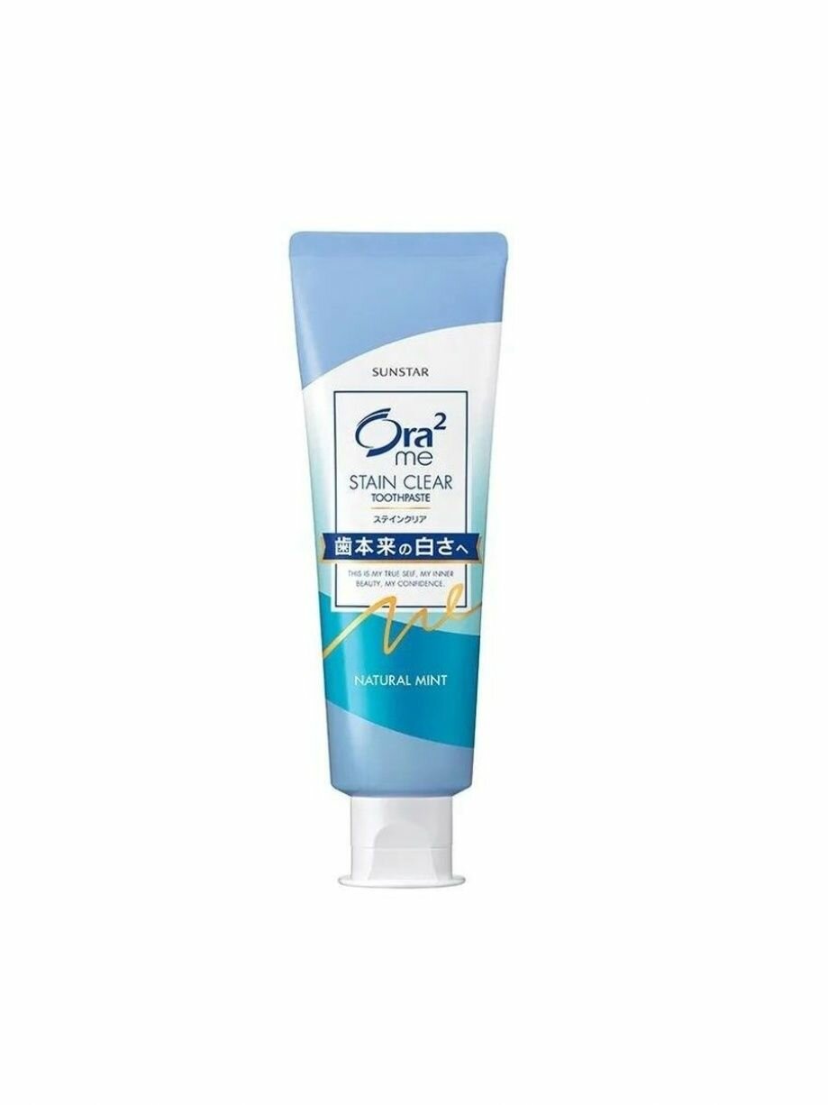 Эксклюзивная японская паста Ora2 Natural Mint для отбеливания 140гр Sunstar