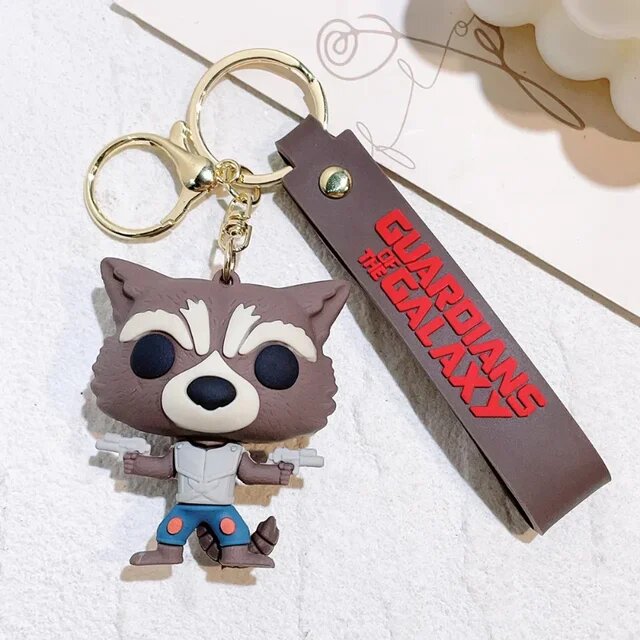 Брелок MINISO Guardians of the Galaxy Groot Rocket Raccoon