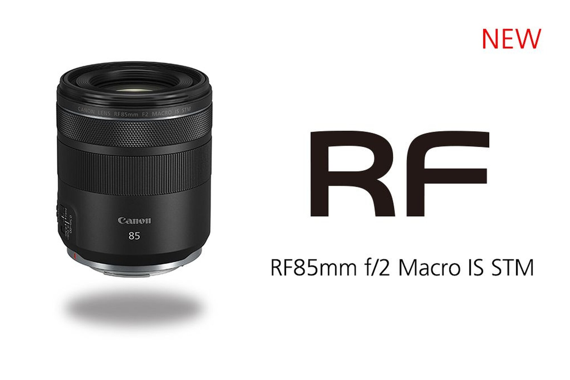 Объектив Canon RF 85MM F2 MACOR IS STM, для беззеркальных камер, макросъемка, черный