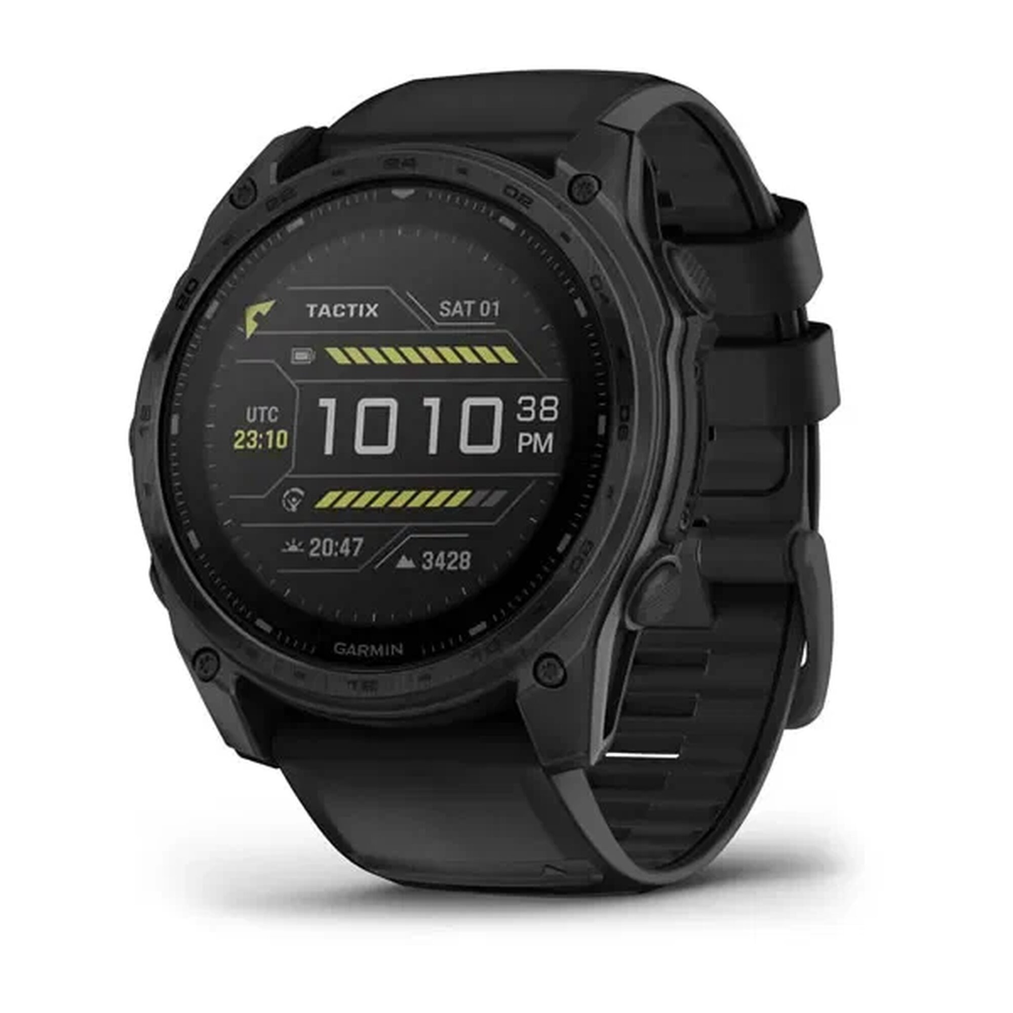 Умные часы Garmin Tactix 8, AMOLED, влагозащита, сапфир, силикон, 51мм