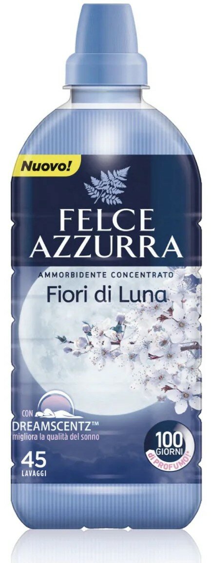 Кондиционер для белья Felce Azzurra Moon Flowers 900мл (эффект: ароматизация, смягчение ткани, легкая глажка)