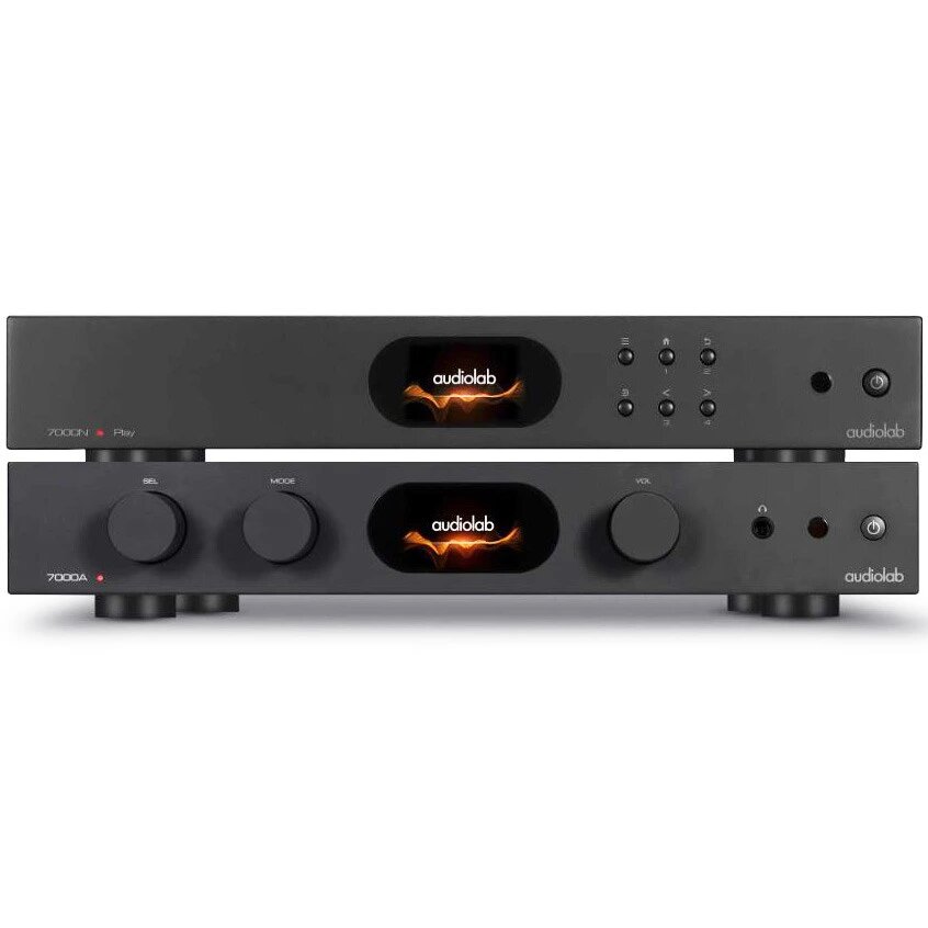 Комплект стерео системы Audiolab 7000A & 7000N Play bundle Black