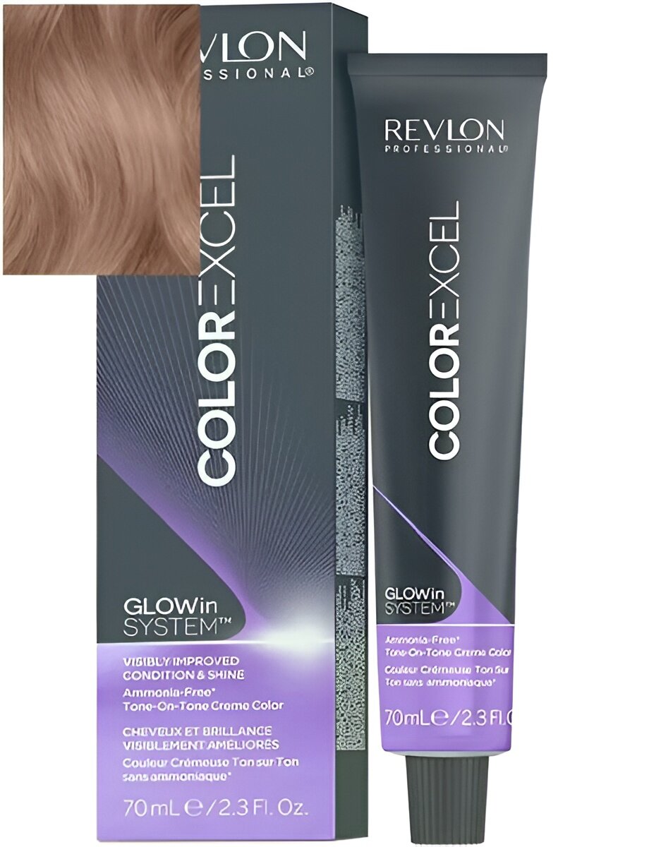 Revlon Professional Revlonissimo Color Excel Tone On Tone Безаммиачная краска для волос № 7.12 Жемчужный, 70 мл