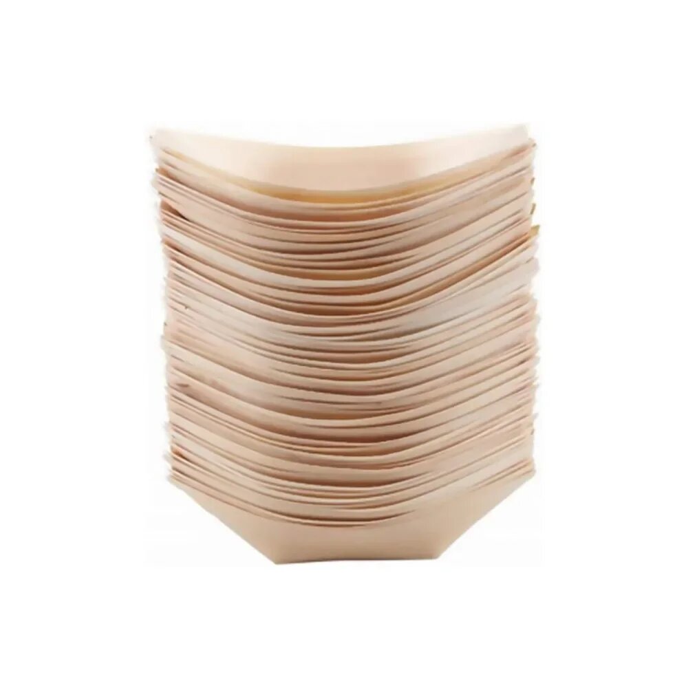 Деревянные одноразовые тарелки для суши 50 шт 8 inches 50pcs