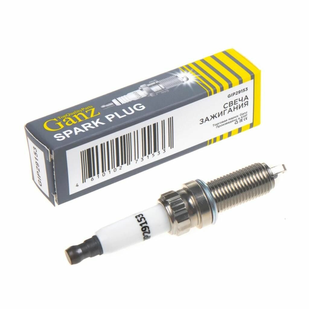 Свеча зажигания GANZ GIP29153 91530 Bmw 1 F20 114I, 116I, 118I 11.10->, Mini Cooper S R56 10.06->, Peugeot 207 02.07->, 308 09.07->