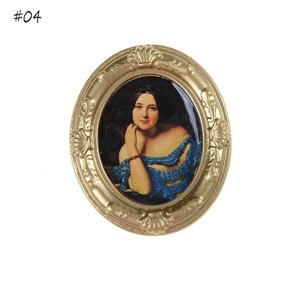 Миниатюрная картина в рамке, цвет 2, 1:12