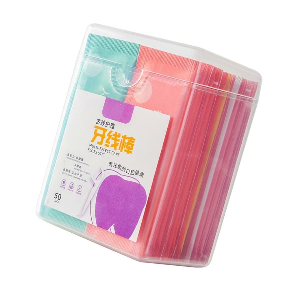 Одноразовые зубочистки-флоссы (50 шт.)