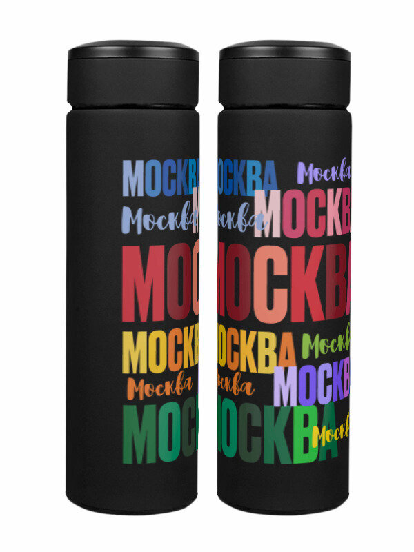 Термос «Москва» (черный)