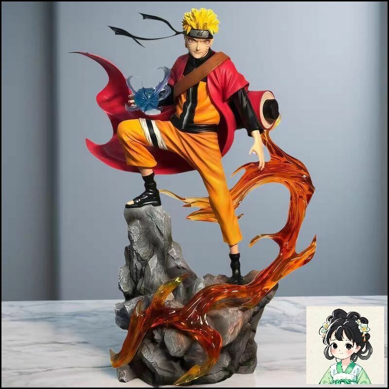 Аниме фигурки Наруто Узумаки / Naruto Uzumaki фигурка ; коллекционная статуэтка для рабочего стола, украшение для стола, 1 шт. (Высота 25 см)