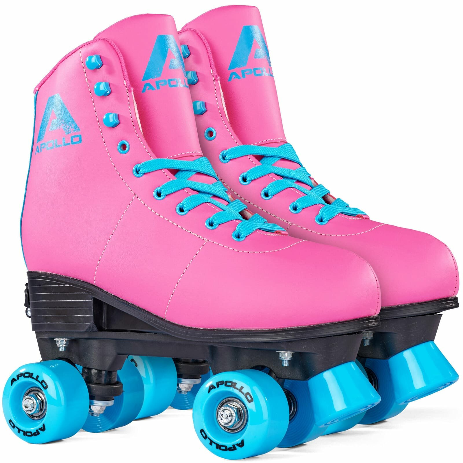 DECATHLON ролики Apollo Disco Roller Classic, розовый/синий, размер 39/42