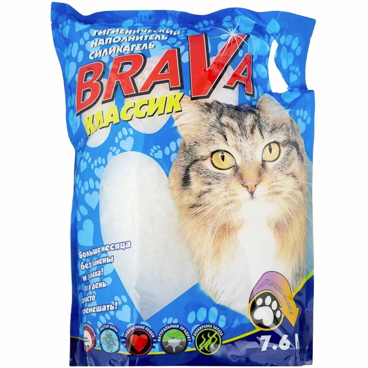 Brava Классик-В Наполнитель силикагелевый 7,6л