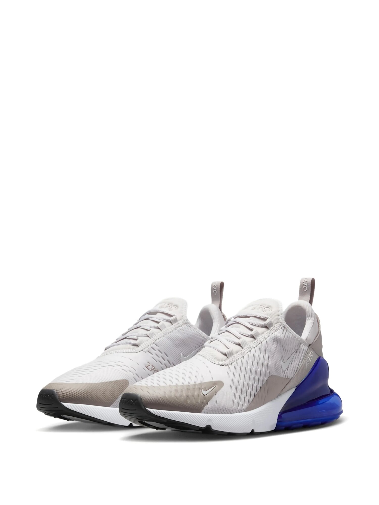Кроссовки NIKE Air Max 270, размер 9.5 US, бежевый/белый — фото 1