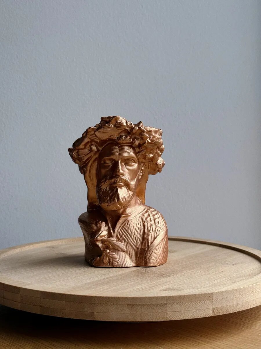 Статуэтка бог Купала, 12 см, из гипса, ручная работа, в цвете — фото 1