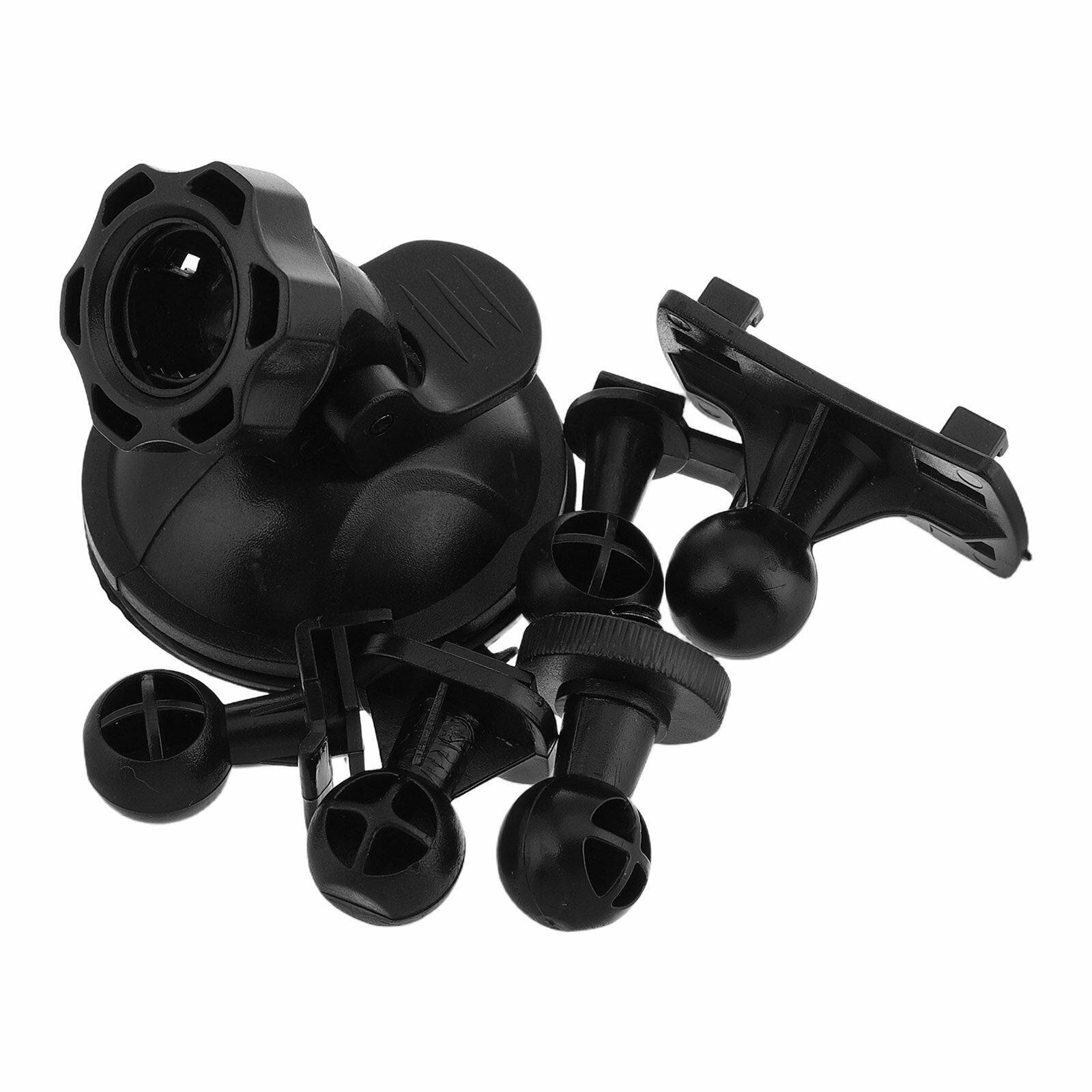 Крепление На Присосках Для Автомобильного Видеорегистратора, 6 Штук, Черный, С Винтовым Зажимом, Универсальное Крепление Для Лобового Стекла