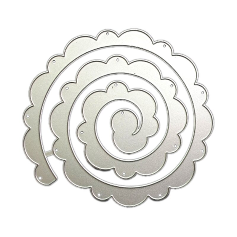 Lace Flower Metal Cutting Dies Stencil DIY Scrapbooking Album Paper Card Template Mold Embossing Craft Photo Making Decoration