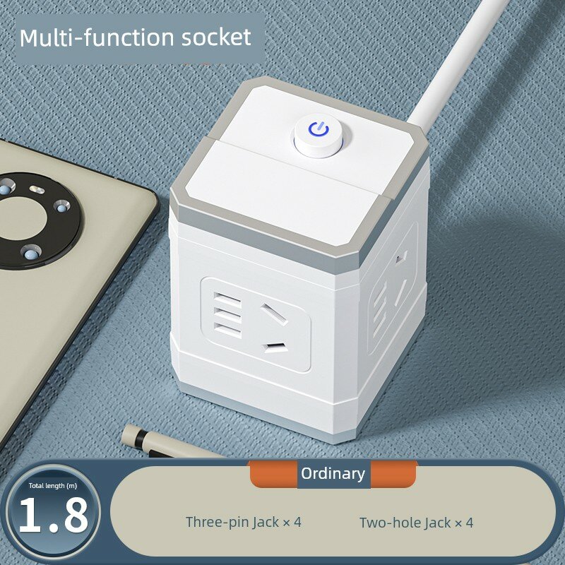 TT303 Стандартная розеточная колонка с 1,8 м кабелем, многофункциональная для бытовой техники
