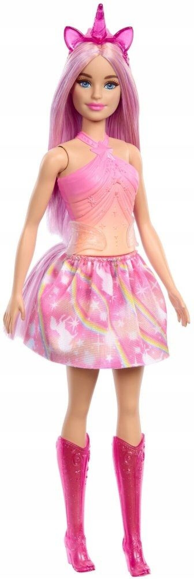 Кукла Mattel Barbie Fashionistas Dreamtopia- Кукла Единорог с длинными розовыми волосами - Барби HRR13