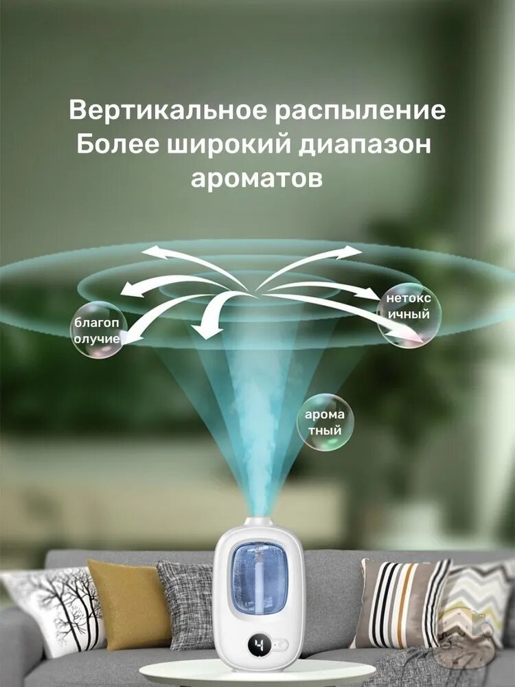Освежителя воздуха автоматический для туалета, дома, офиса / Автоматический распылитель свежего воздуха / Диспенсер