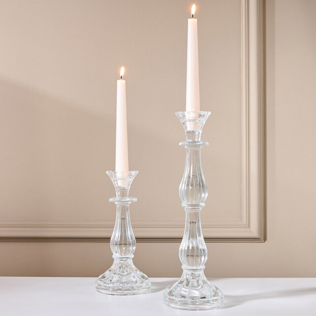 Декоративный подсвечник-канделябр на 1 свечу Cristallerie 31 см, EDG (ЭДГ), 4400158A000