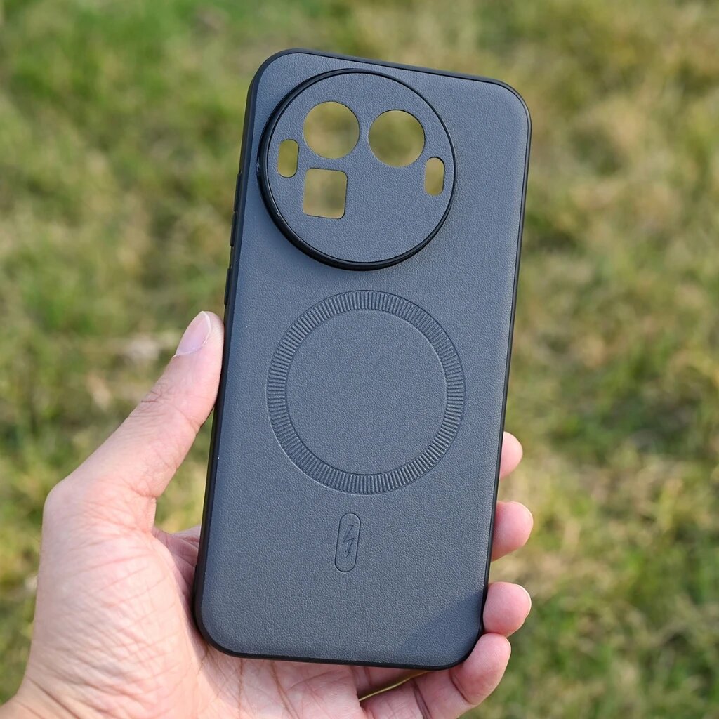 Чехол для Realme GT8 Pro, простой однотонный, приятный для кожи, магнитный кожаный чехол для Realme GT 8 Pro, противоударный бампер Funda