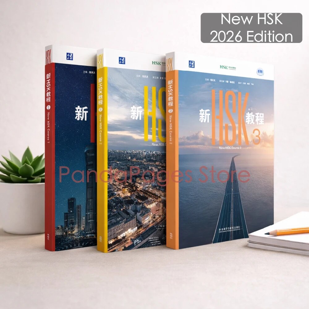 Новый курс HSK 3.0 (2026 год) - учебник китайского языка 3 textbooks