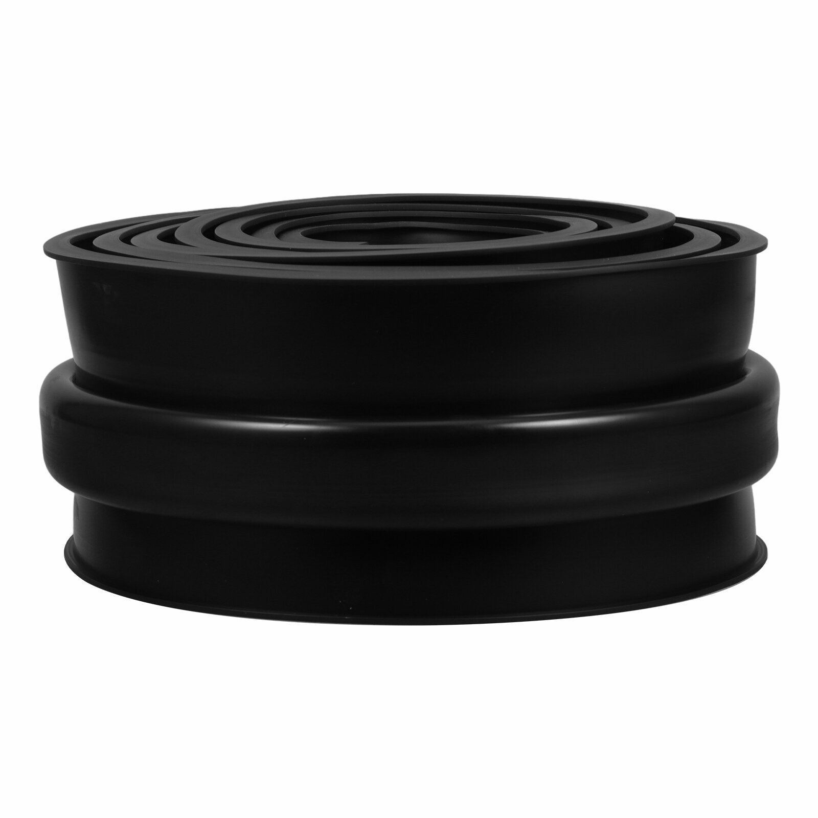 Уплотнительная резиновая лента для нижней части гаражной двери, 3 метра, черная