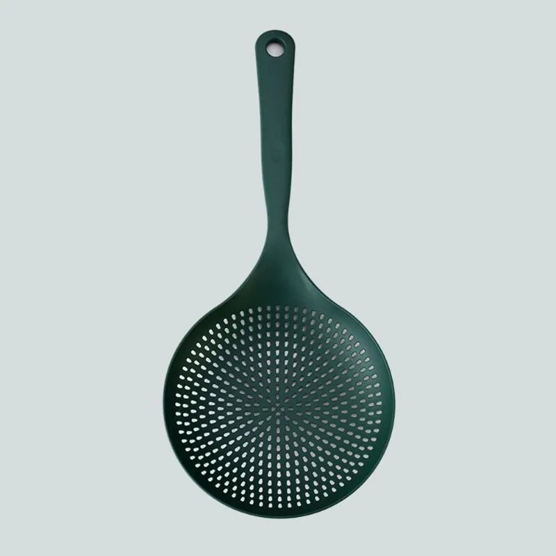 Шумовка пластиковая с ручкой, для слива воды и приготовления макарон, овощей — фото 1