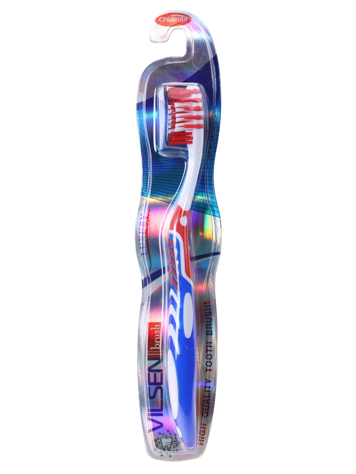 Зубная щетка Люкс серии "Vilsen brush", красная