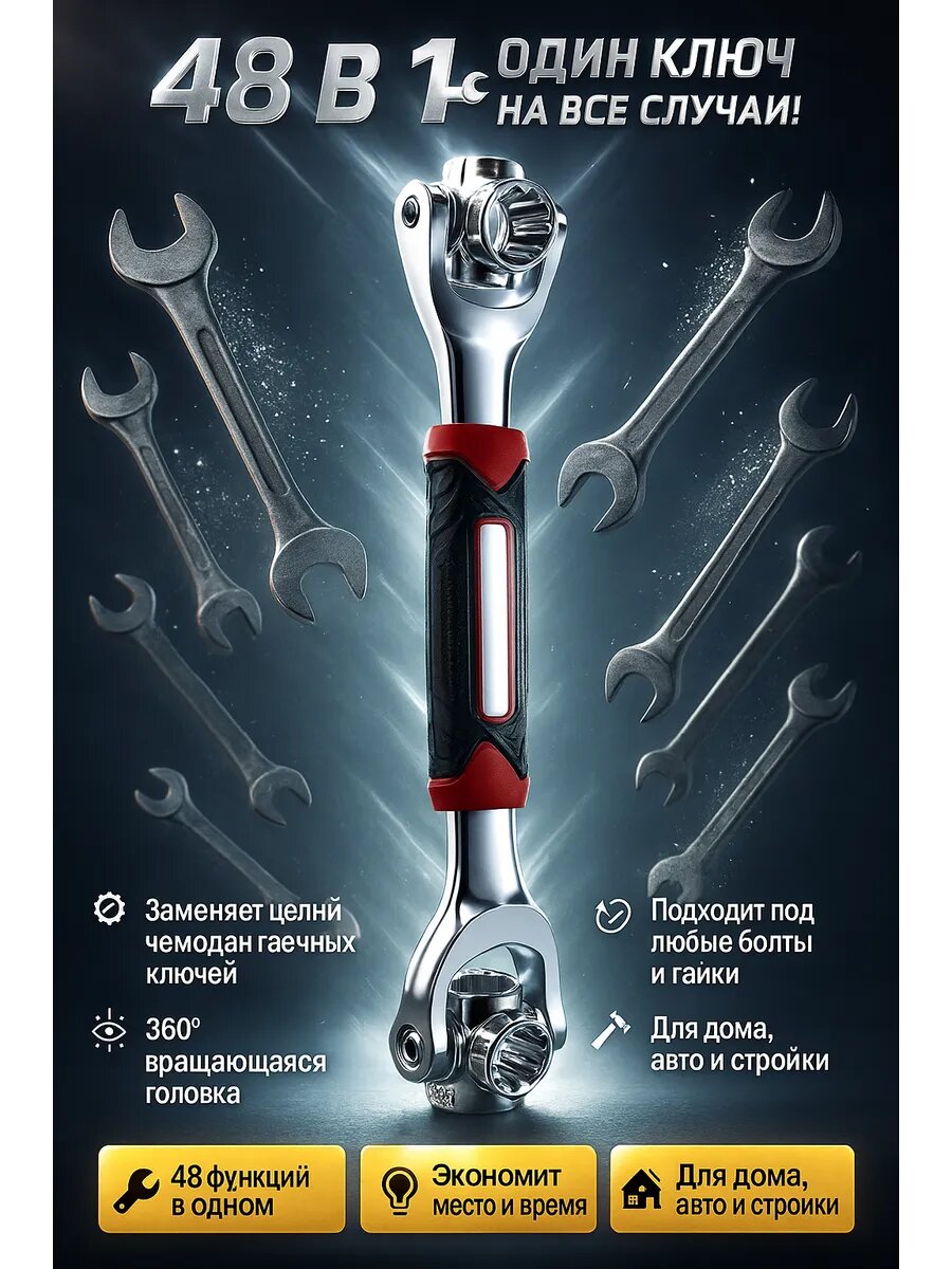 Ключ универсальный гаечный