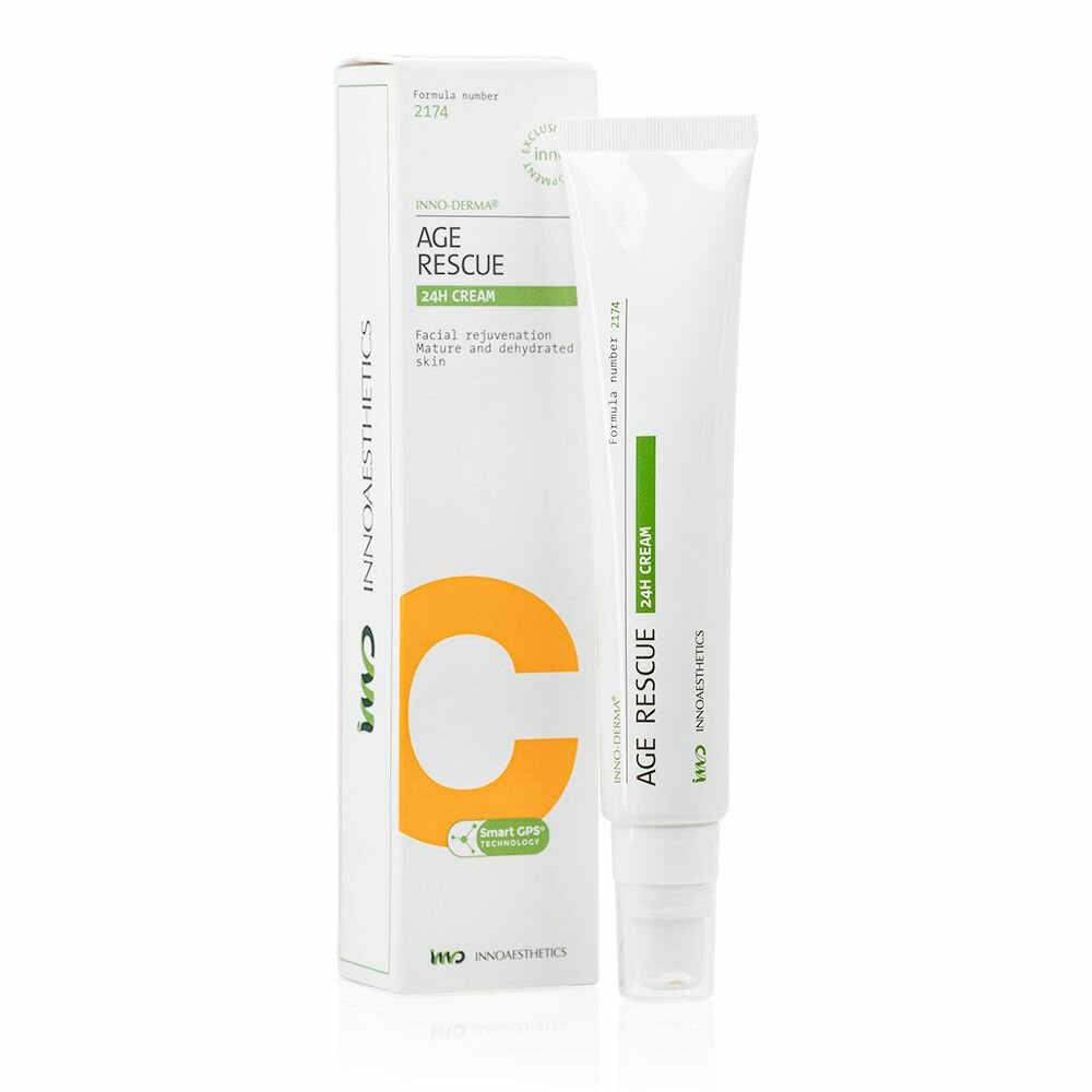 Анттивозрастной омолаживающий крем Inno-Derma Age-Rescue 24H Cream, 50 мл
