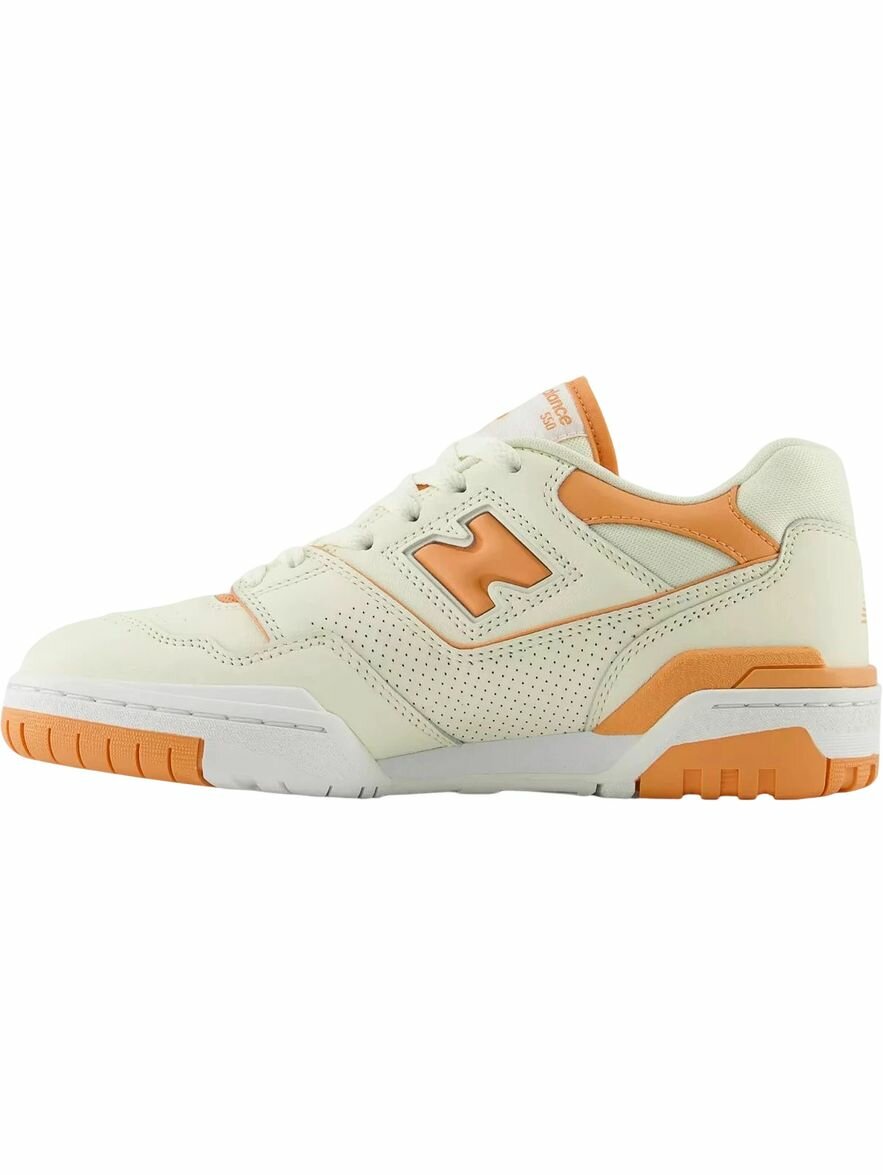 Кроссовки New Balance BB550, полнота F, размер 7,5 US, бежевый/оранжевый — фото 1