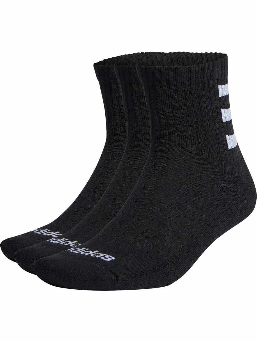 Носки Half Cushioned 3 Stripes Quarter Socks 3PP, комплект
