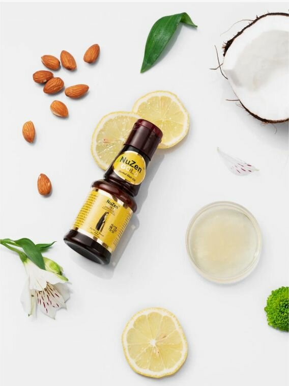 Аюрведическое масло для роста волос - NUZEN GOLD 100 мл, Средство от перхоти кожи головы