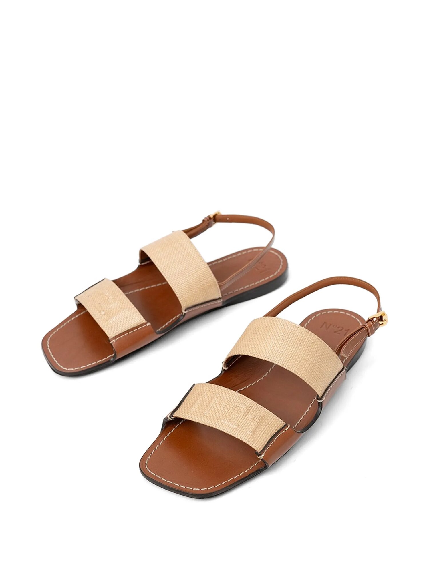 Босоножки N° 21 Strap-detail sandals, размер 39, коричневый — фото 1