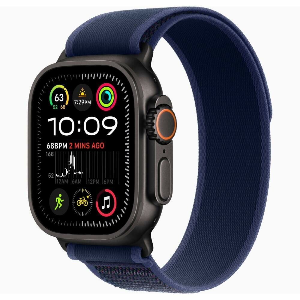 Ремешок Apple Watch Ultra 49mm Blue Black Titanium Trail Loop M/L MYQ83FE/A (Original)