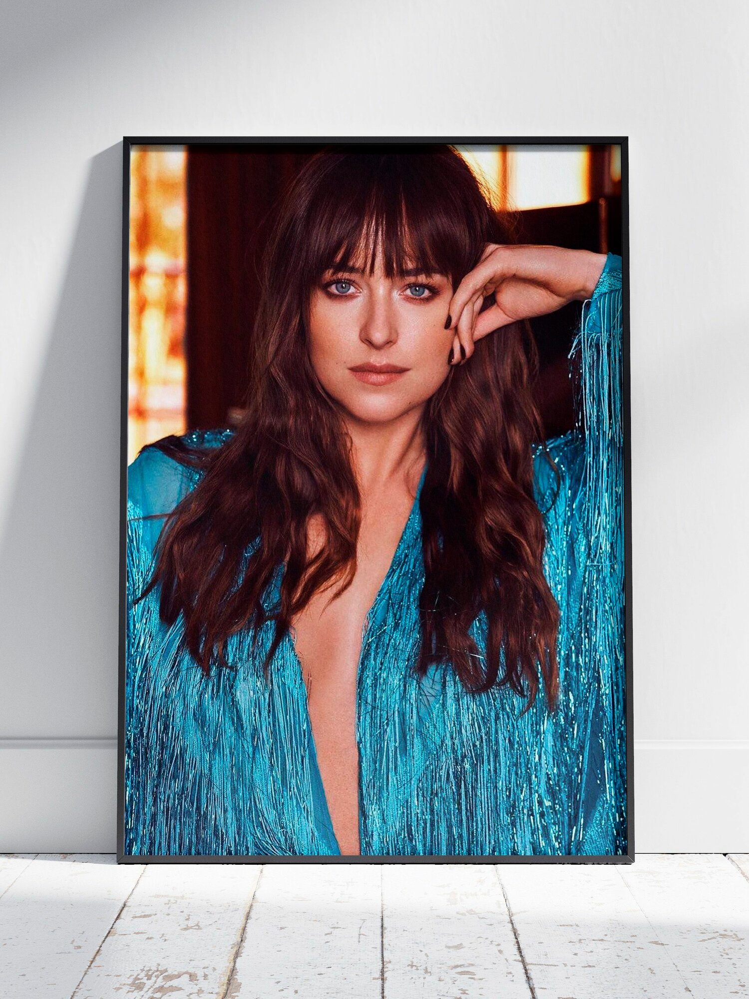Плакат на стену для интерьера Дакота Джонсон (Dakota Johnson 56) - Постер по актеру фильма, кино, сериала формата A3 (30x42 см)