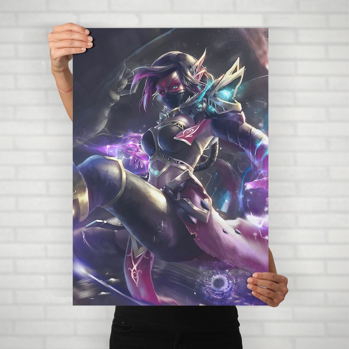 Плакат на стену для интерьера Dota 2 (Templar Assassin 5) - Постер по игре формата A2 (42х60 см)