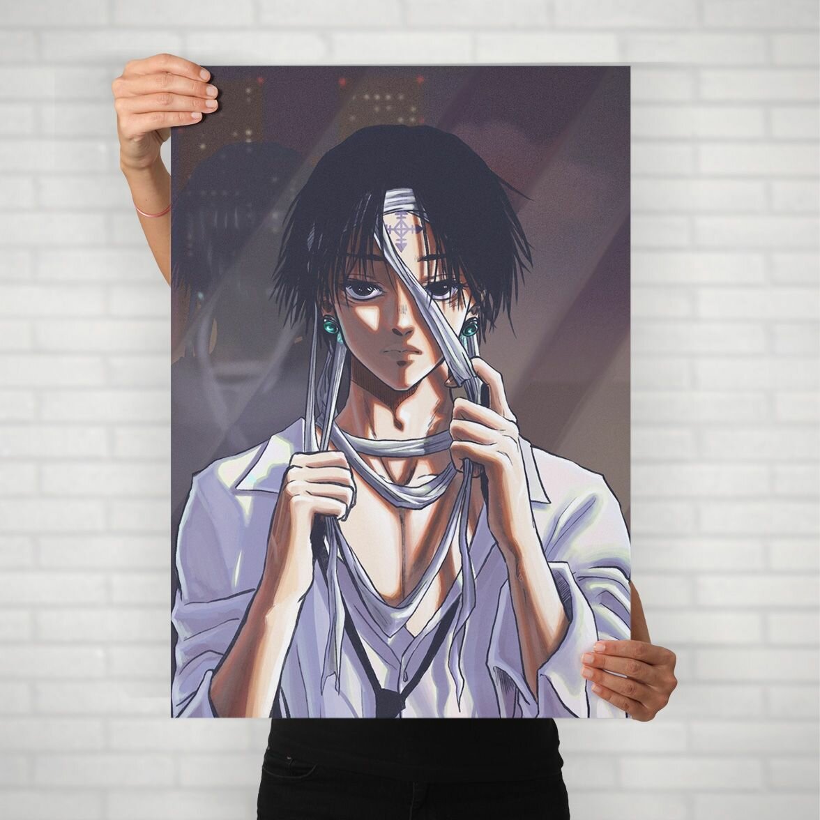 Плакат на стену для интерьера Hunter x Hunter (Куроро Люцифер 6) - Постер по аниме формата A2 (42х60 см)
