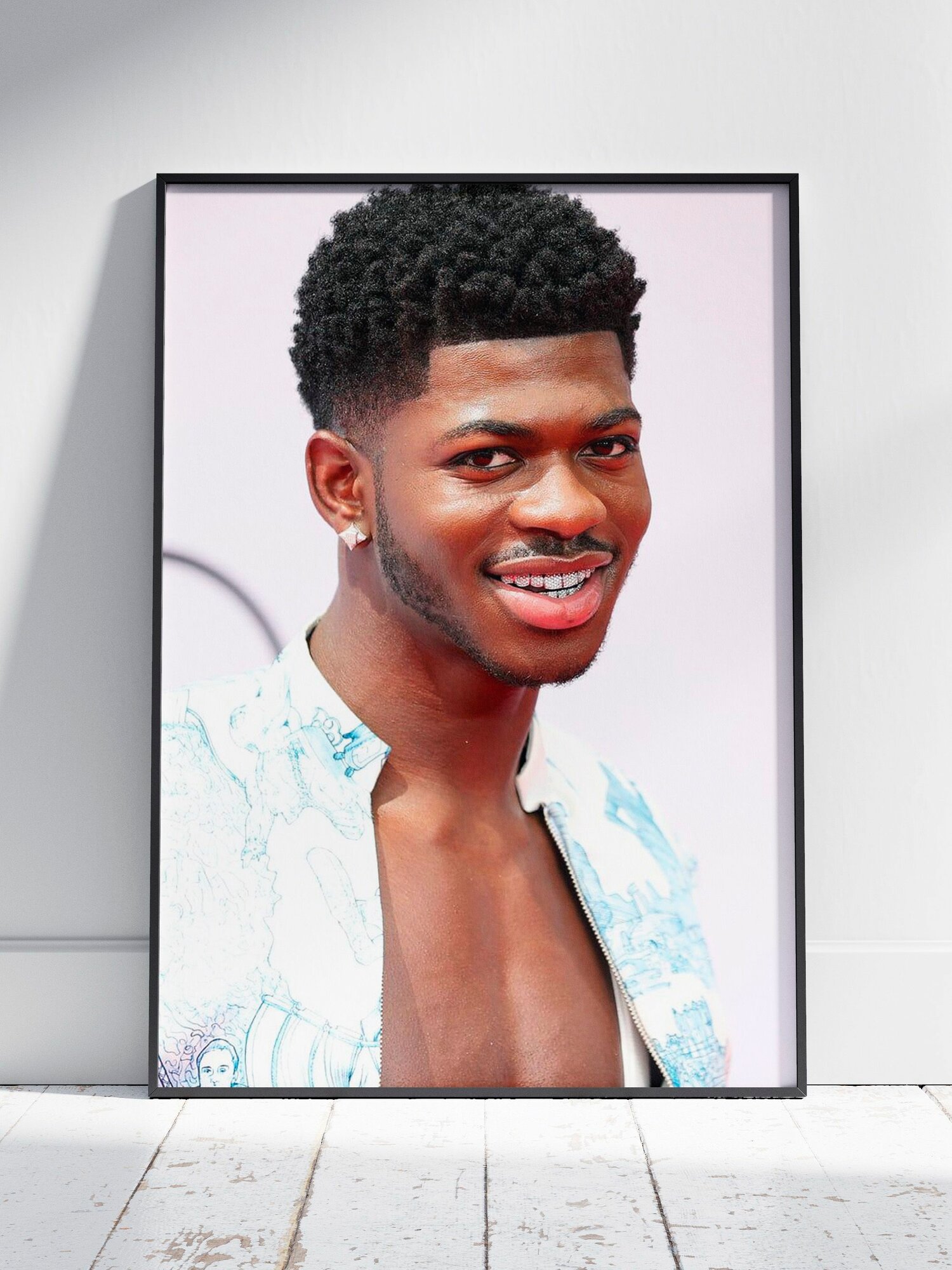 Плакат на стену для интерьера Лил Нас Икс (Lil Nas X 40) - Постер по музыке и артисту формата A4 (21x30 см)