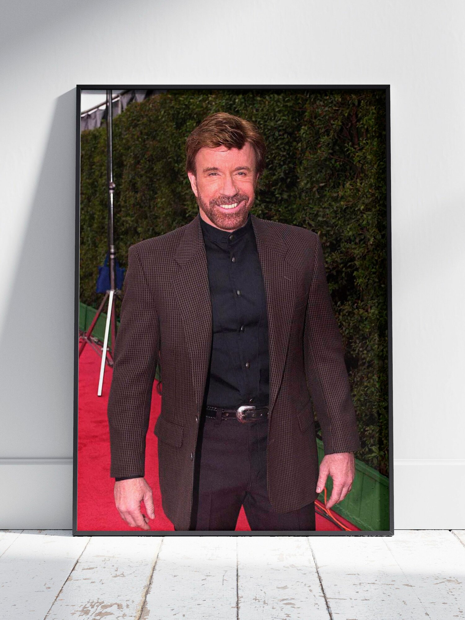 Плакат на стену для интерьера Чак Норрис (Chuck Norris 25) - Постер по актеру фильма, кино, сериала формата A4 (21x30 см)