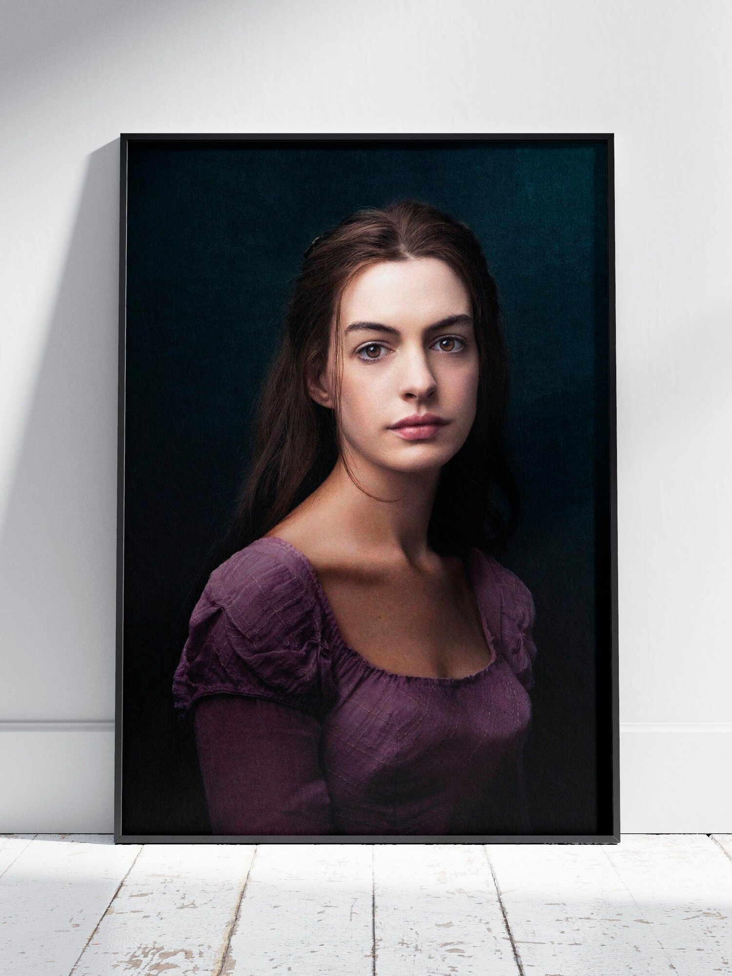 Плакат на стену для интерьера Энн Хэтэуэй (Anne Hathaway 30) - Постер по актеру фильма, кино, сериала формата A4 (21x30 см)