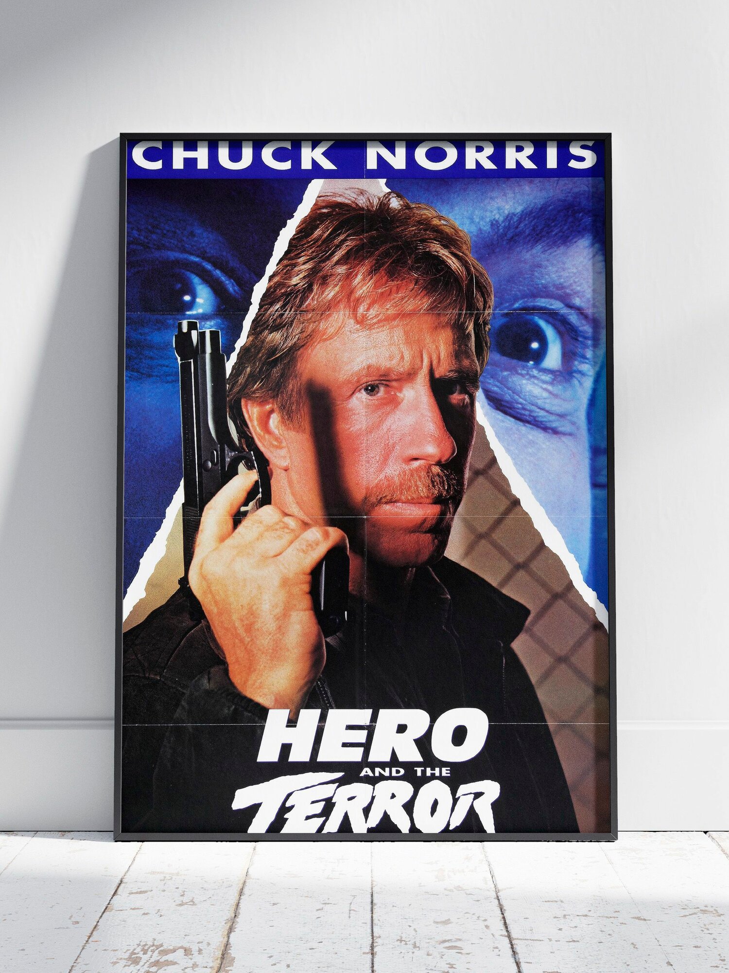 Плакат на стену для интерьера Чак Норрис (Chuck Norris 3) - Постер по актеру фильма, кино, сериала формата A4 (21x30 см)