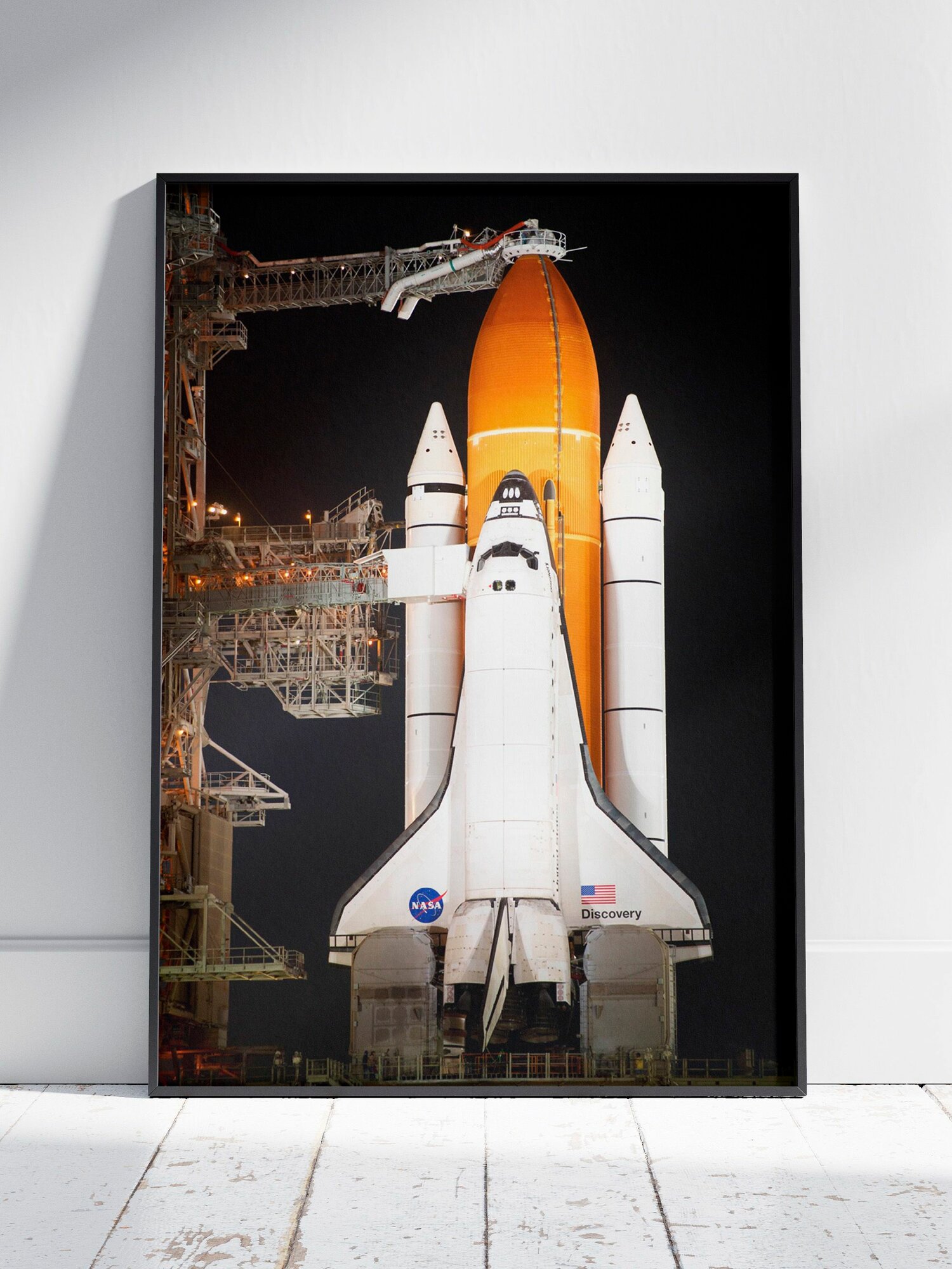 Плакат на стену для интерьера Техника и транспорт (Спейс Шаттл - Space Shuttle 3) - Постер по транспорту формата A4 (21x30 см)