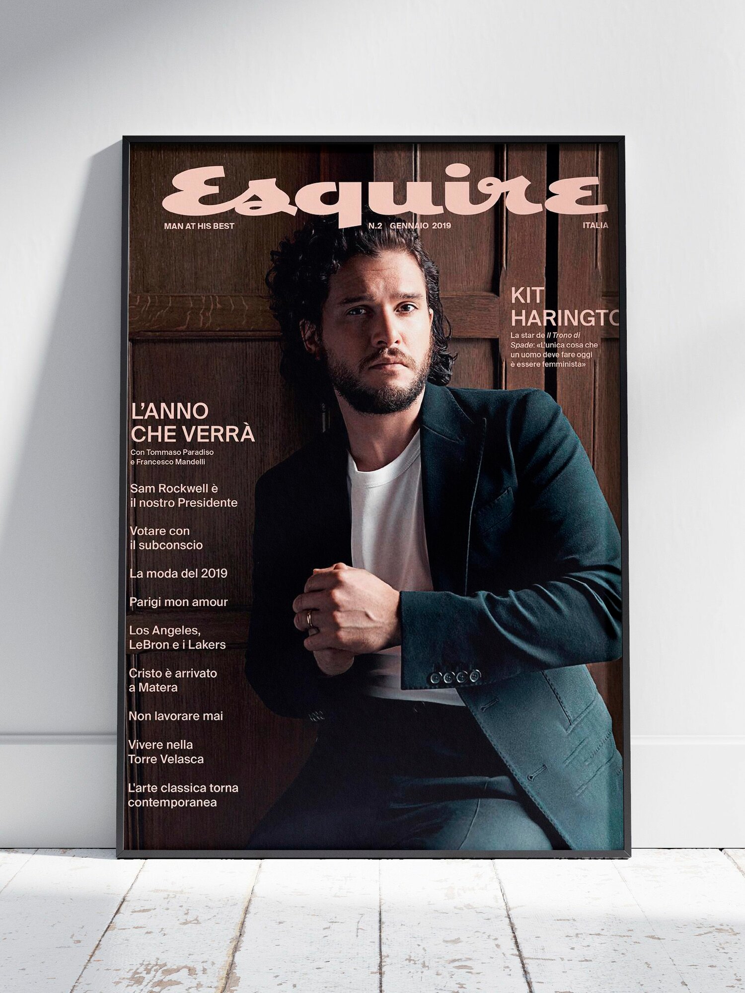 Плакат на стену для интерьера Кит Харингтон (Kit Harington 33) - Постер по актеру фильма, кино, сериала формата A4 (21x30 см)