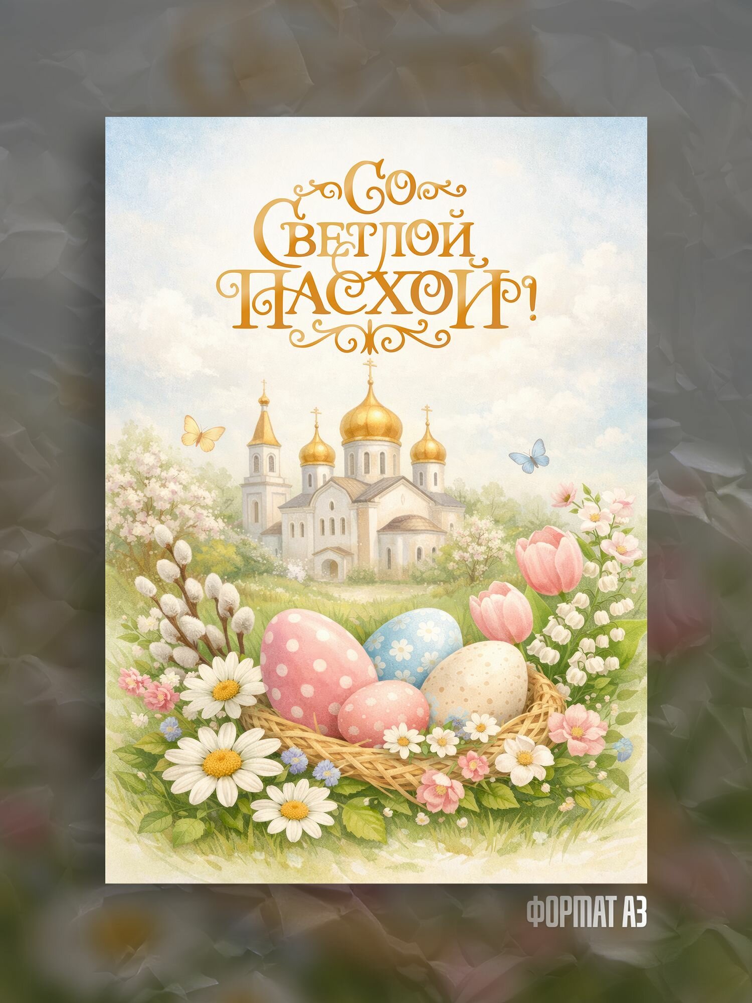 Плакат Пасха